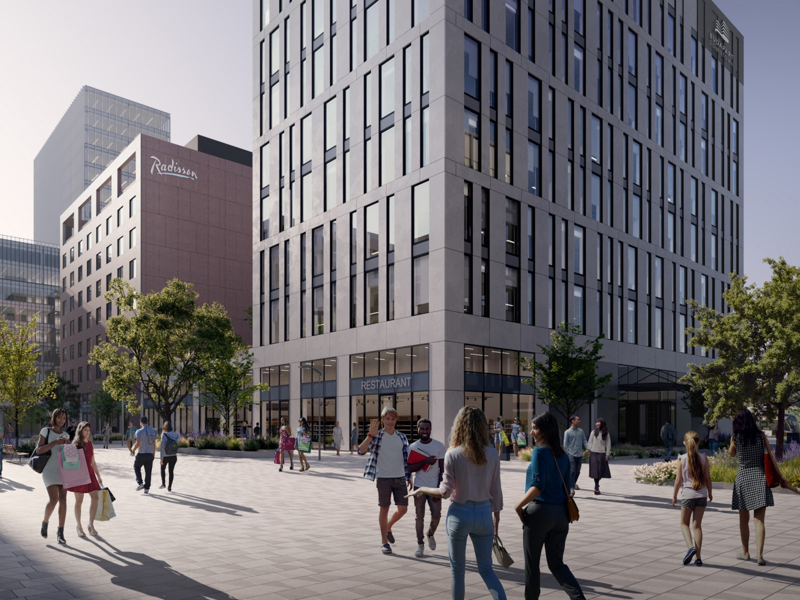 BudaPart DOWNTOWN Kiadó Irodaház